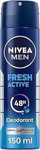 NIVEA MEN Antiperspirant Spray for Men, Fresh Active 150ml: Buy Online at Best Price in Egypt ...