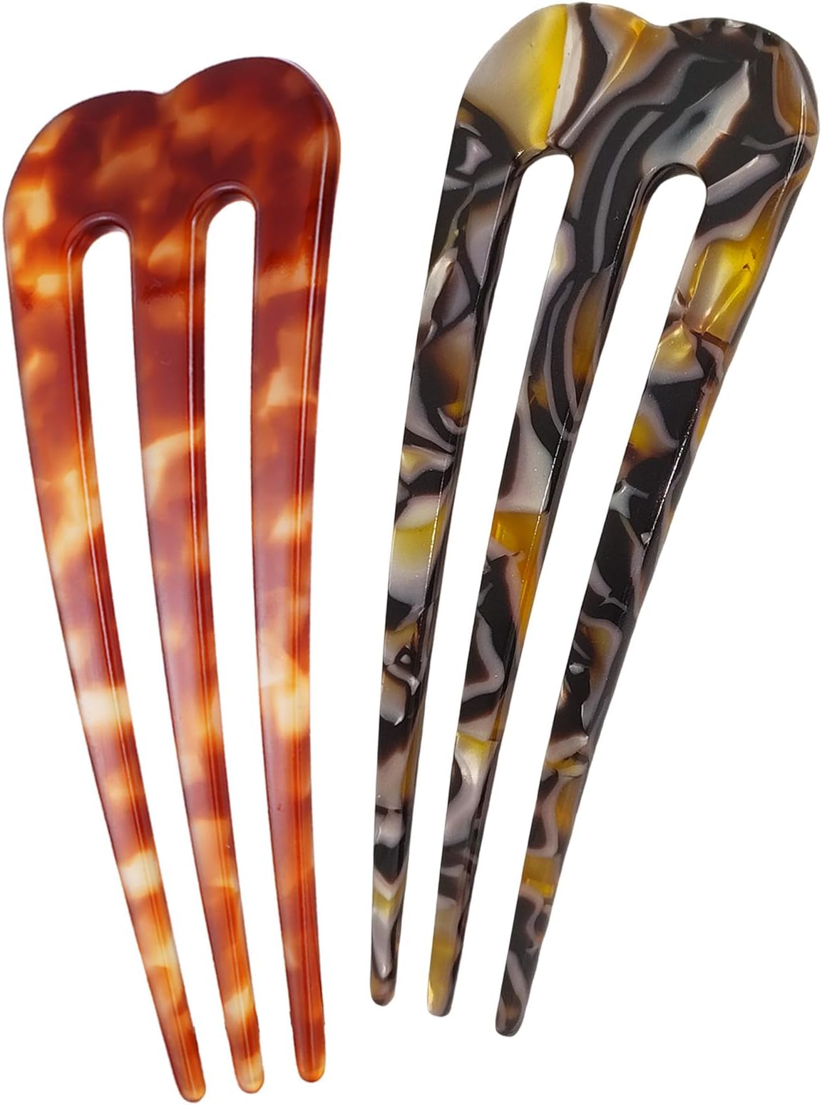 Amazon.com : The Hair Edit Sleek Chignon Pin - Large U-shaped French ...