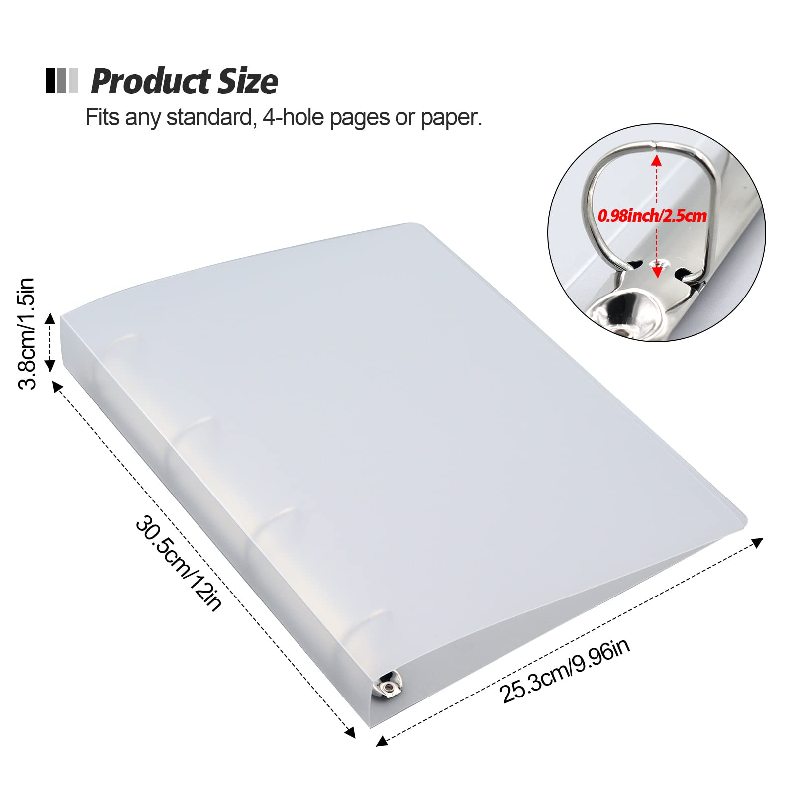 Ordner Extra Breit 1x Ringbuch, Ordner Blau In A4 Als QUERFORMAT Mit ...