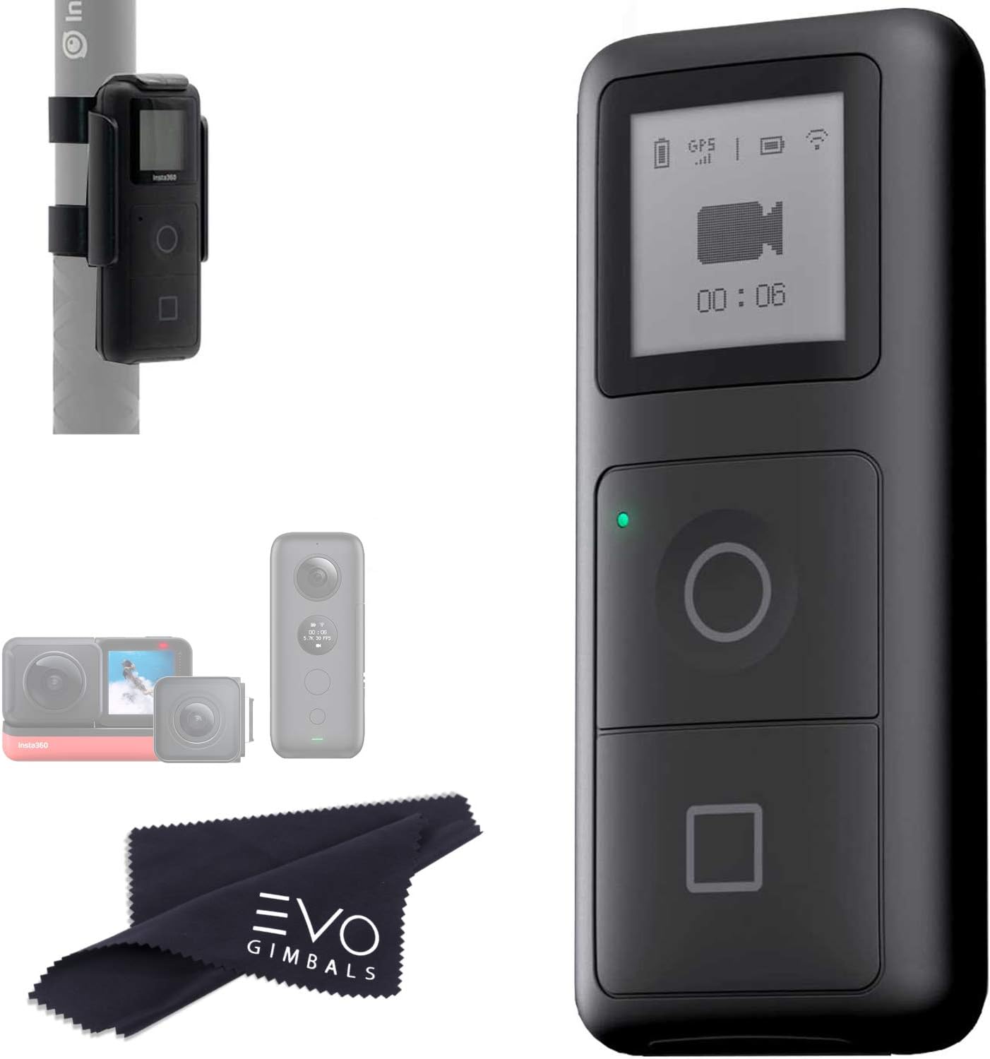 Amazon.com : Insta360 GPS Smart Remote for ONE R & ONE X 360 Cameras ...