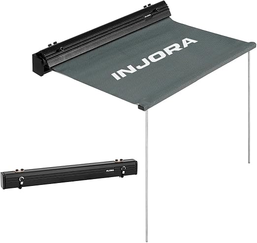 Amazon.com: INJORA Scale Retractable Overland Awning for 1/18 1/24 RC ...