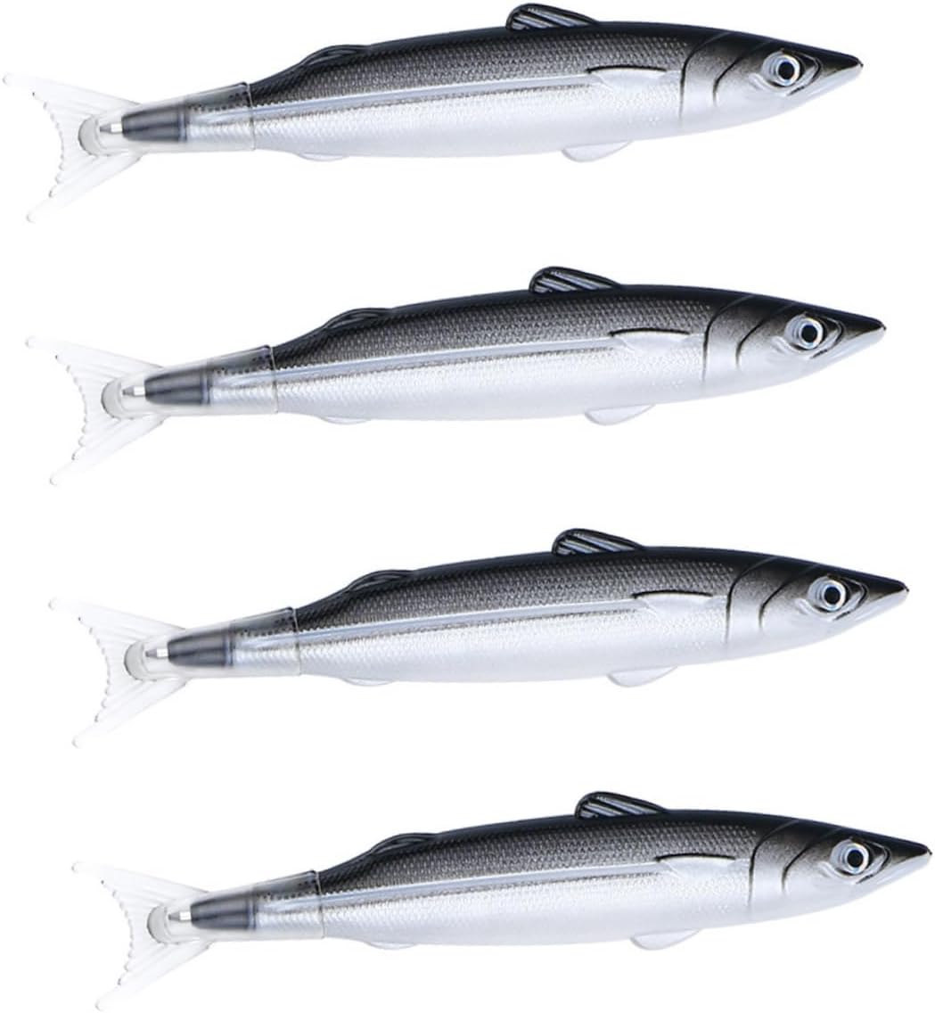 Amazon.com : Abhay Cute Fish Pen Gifts Fashion Fish Pens 10 Pack ...
