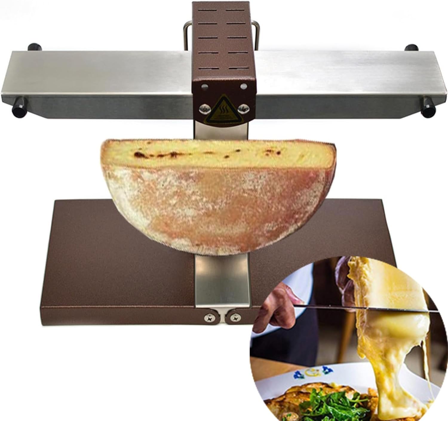 Amazon.com: Commercial Raclette Cheese Melter, 900W Cheese Warmer ...