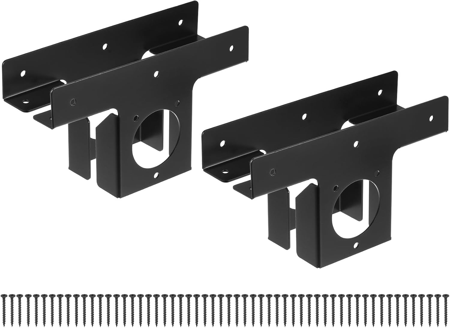 Amazon.com: uxcell 4pcs Corner Brackets, 3-Way T Brackets for 4" x 4 ...