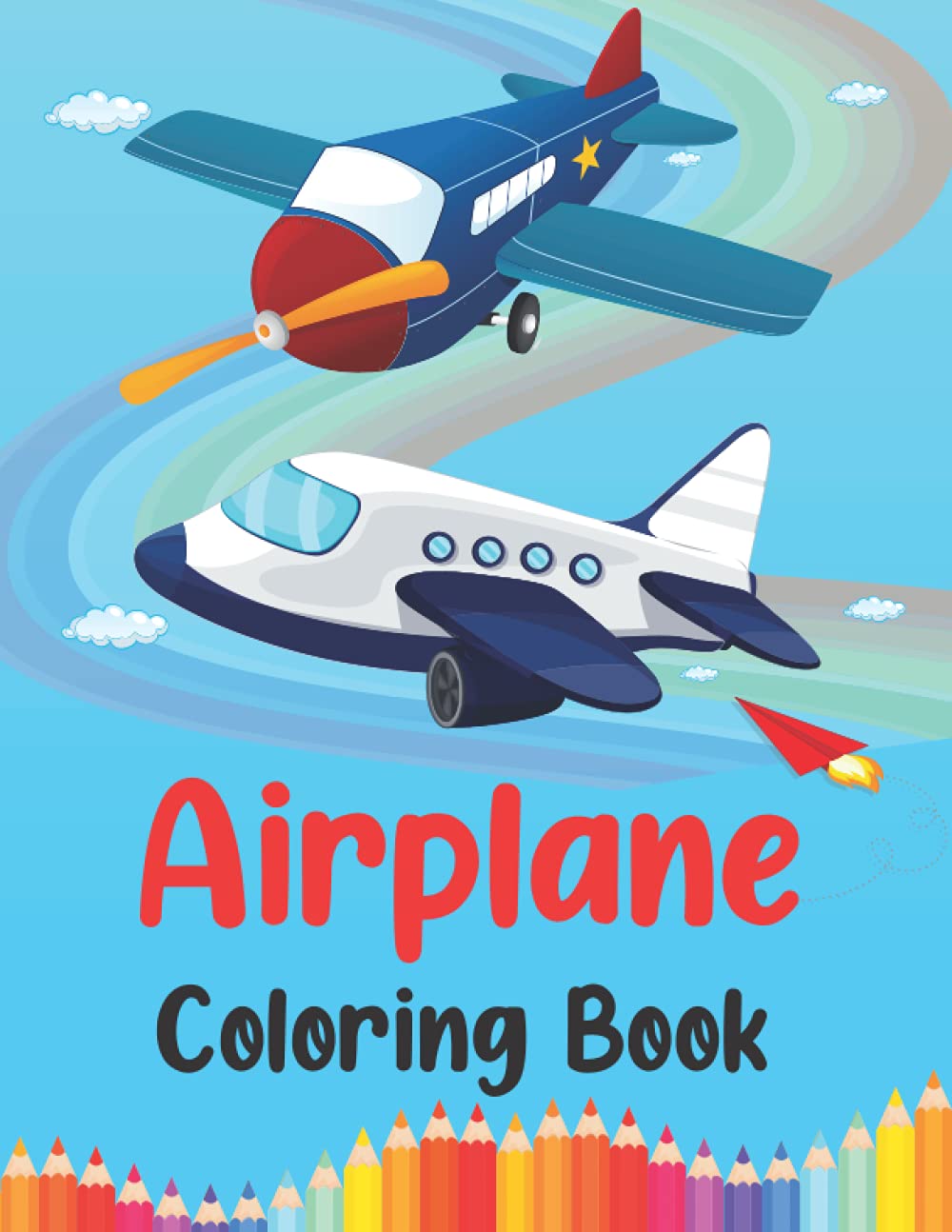Buy Airplane Coloring Book: Amazing Helicopters, Planes Coloring Pages ...