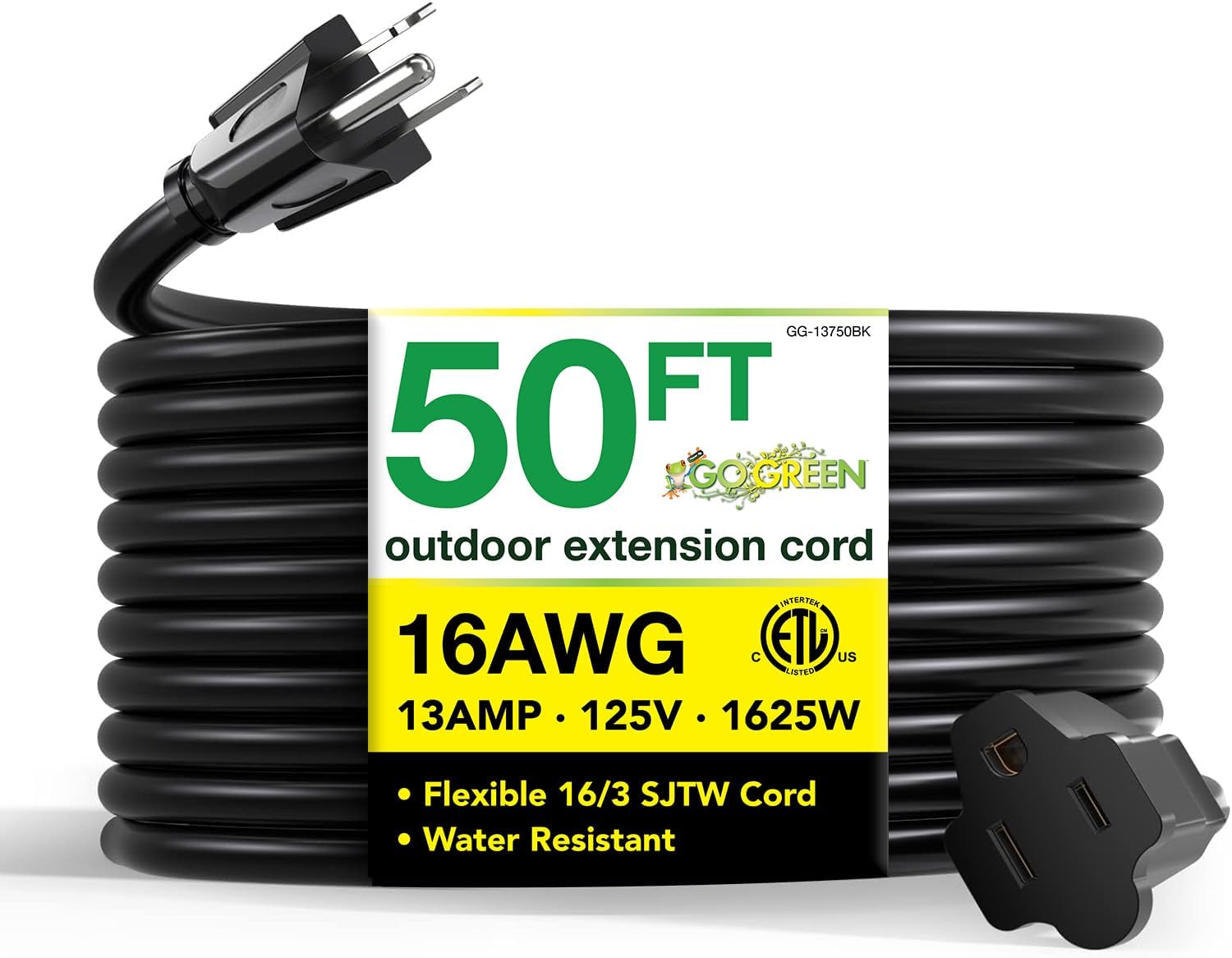 UltraPro Outdoor Extension Cord, 50 Ft, Heavy Duty Extension Cord, UL ...