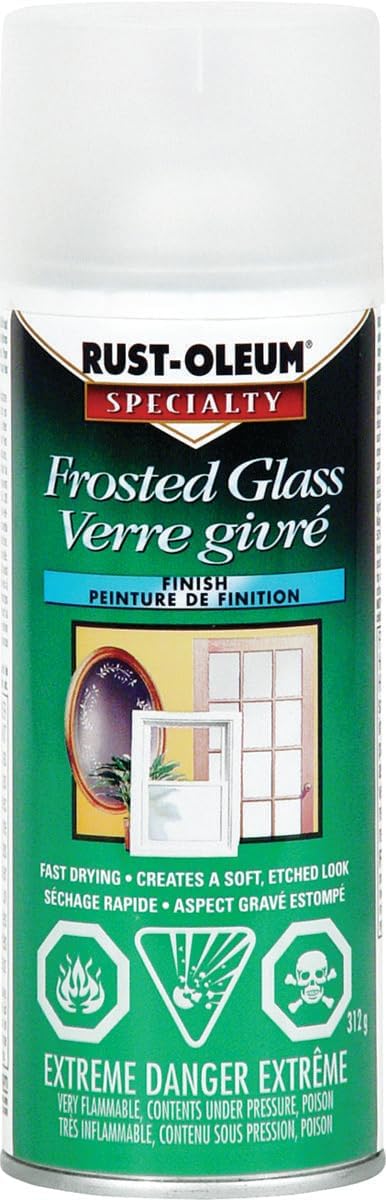 Krylon I00810 Glass Frosting Aerosol Spray Paint, 12 Ounce (Pack of 1 ...