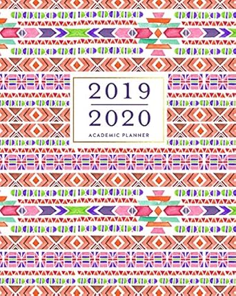 Buy 2019-2020 Academic Planner, 2019 - 2020 Weekly Planner, 12 Months ...