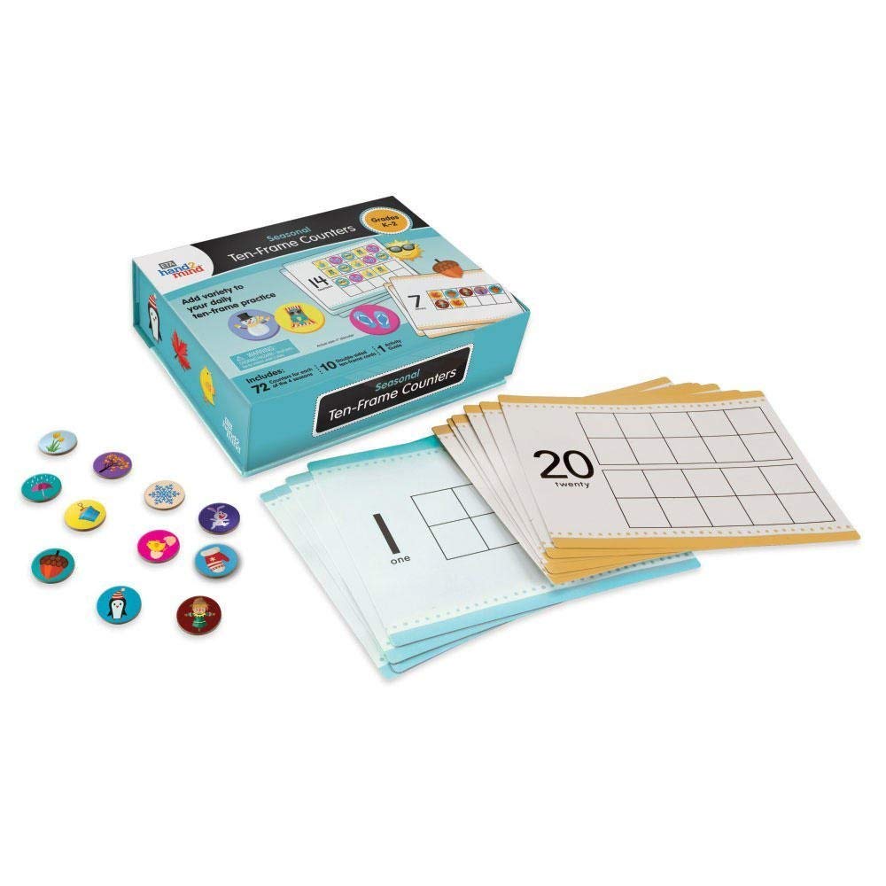 Hand2mind Seasonal Ten Frames Math Counters For Kids Math Counters 