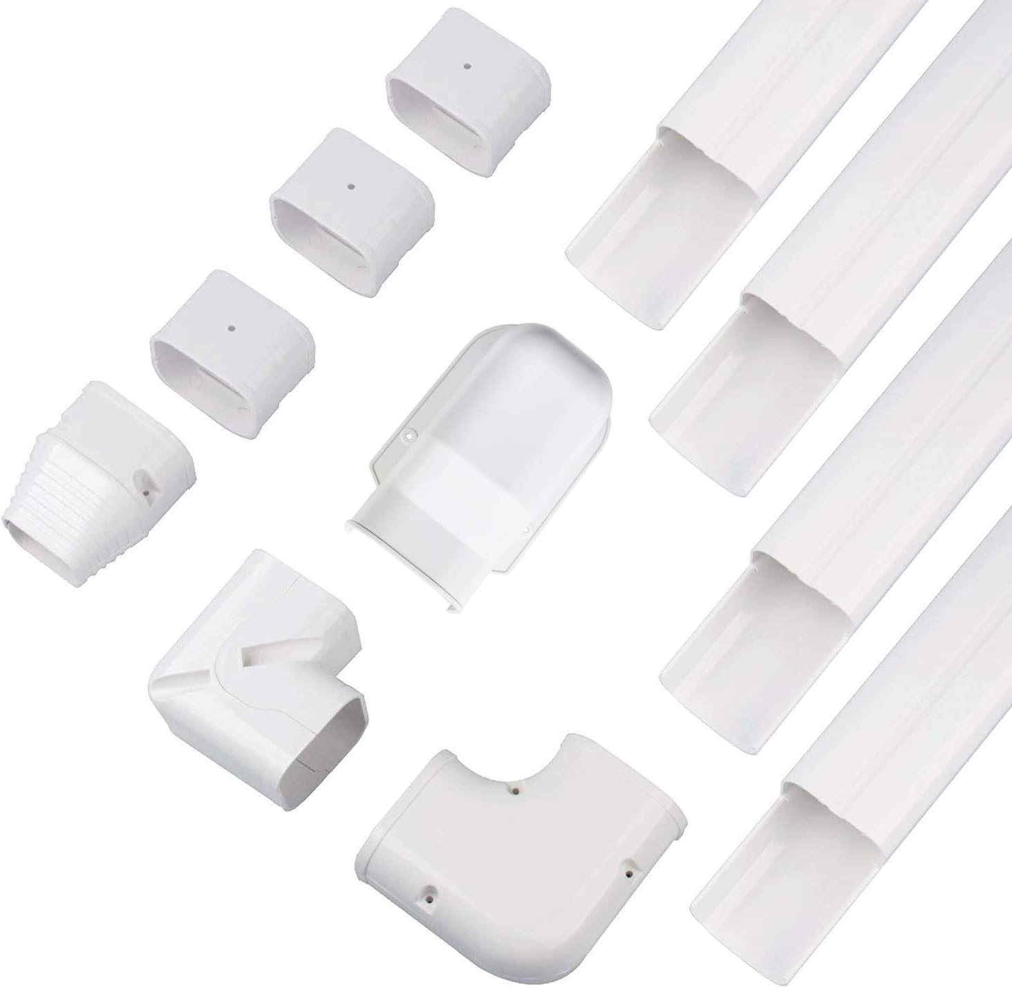 Amazon.com: AC Parts 3" W 14Ft Air Conditioner Decorative PVC Line ...