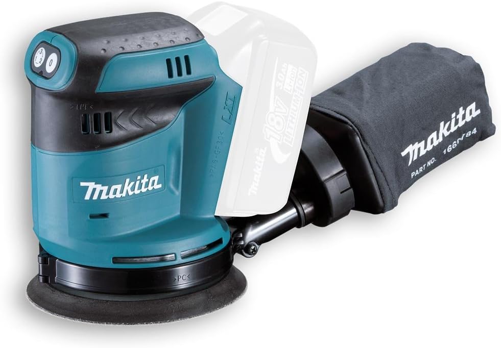 MAKITA DBO180Z Cordless 18V Random Orbit Disc Sander (Body Only ...