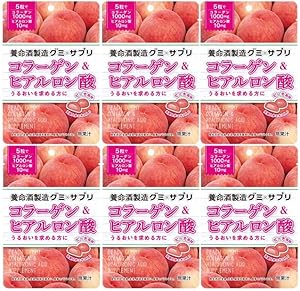 Amazon.co.jp: 養命酒製造グミ×サプリコラーゲン＆ヒアルロン酸 40gx6個 : ドラッグストア