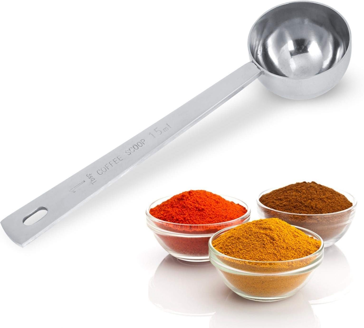 1X Sugar Tea Coffee Spice Measure Scoop Stirring Spoon Powder Scoop ...