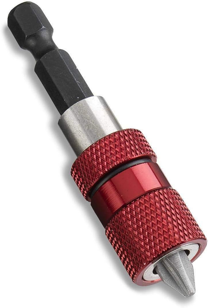 Adjustable Screw Depth Bit Holder w Magnetic Tip 1 4" inch Hex Driver ...