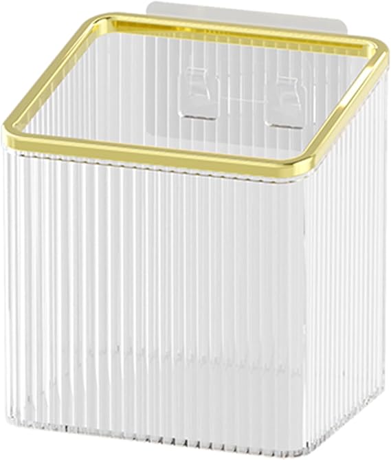 Amazon.com: Pulreiush Floating Shelves Wall Bin Organizer Adhesive Wall ...