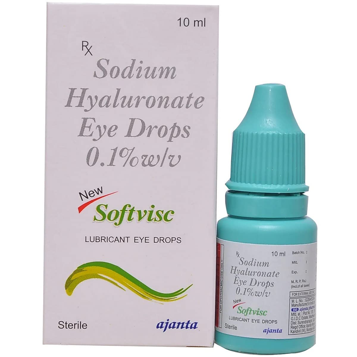 New Softvisc 0.1% - Bottle of 10ml Eye Drops : Amazon.in: Health ...