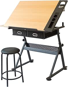 Amazon.com: Painting Table Children and Adults Liftable Calligraphy and ...