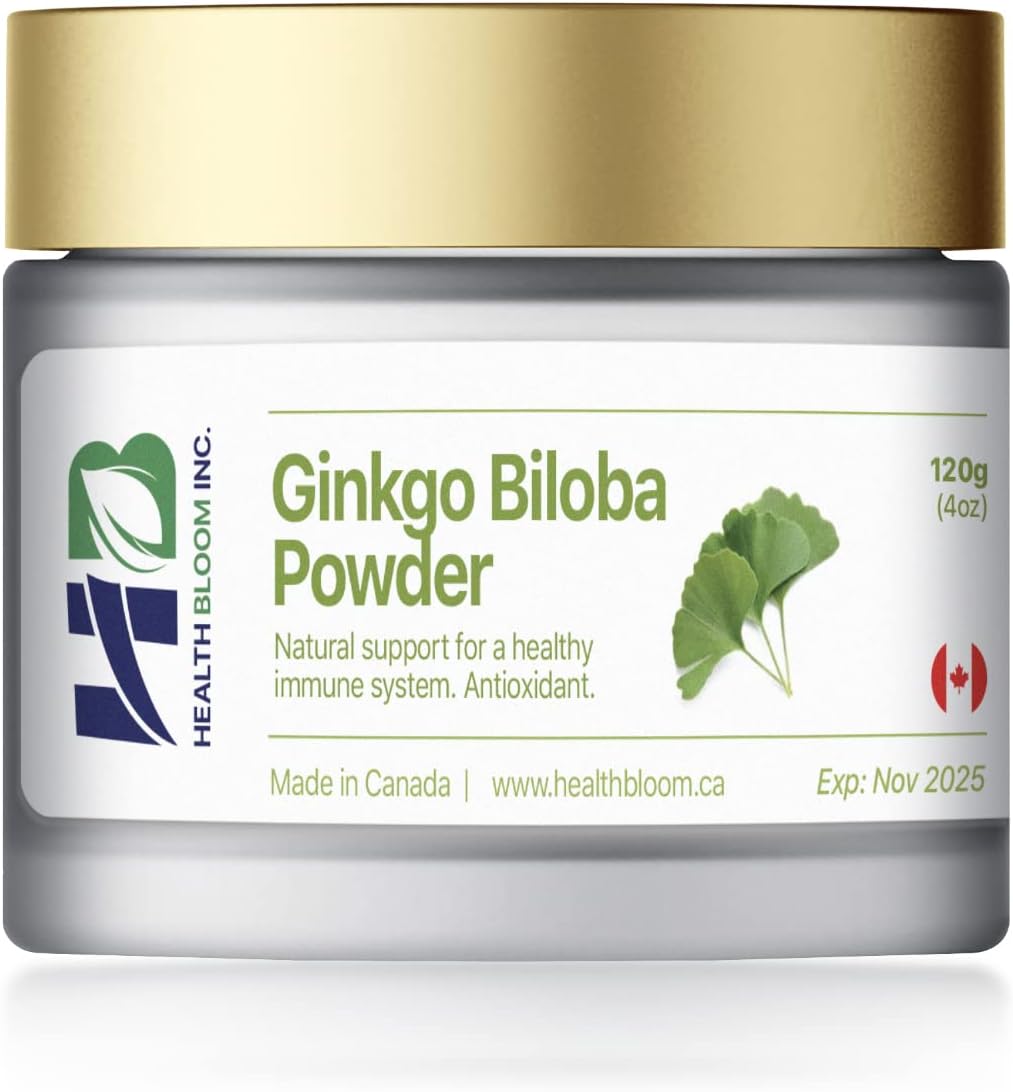 Amazon.com: Health Bloom Inc. Ginkgo Biloba Powder Supplement Kit ...
