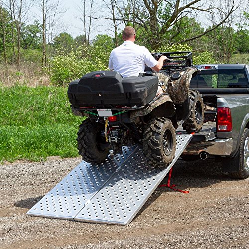 Black Widow BFP-7044 Aluminum 5′ 10″ Bi-Fold ATV Ramp – Stout Sheds