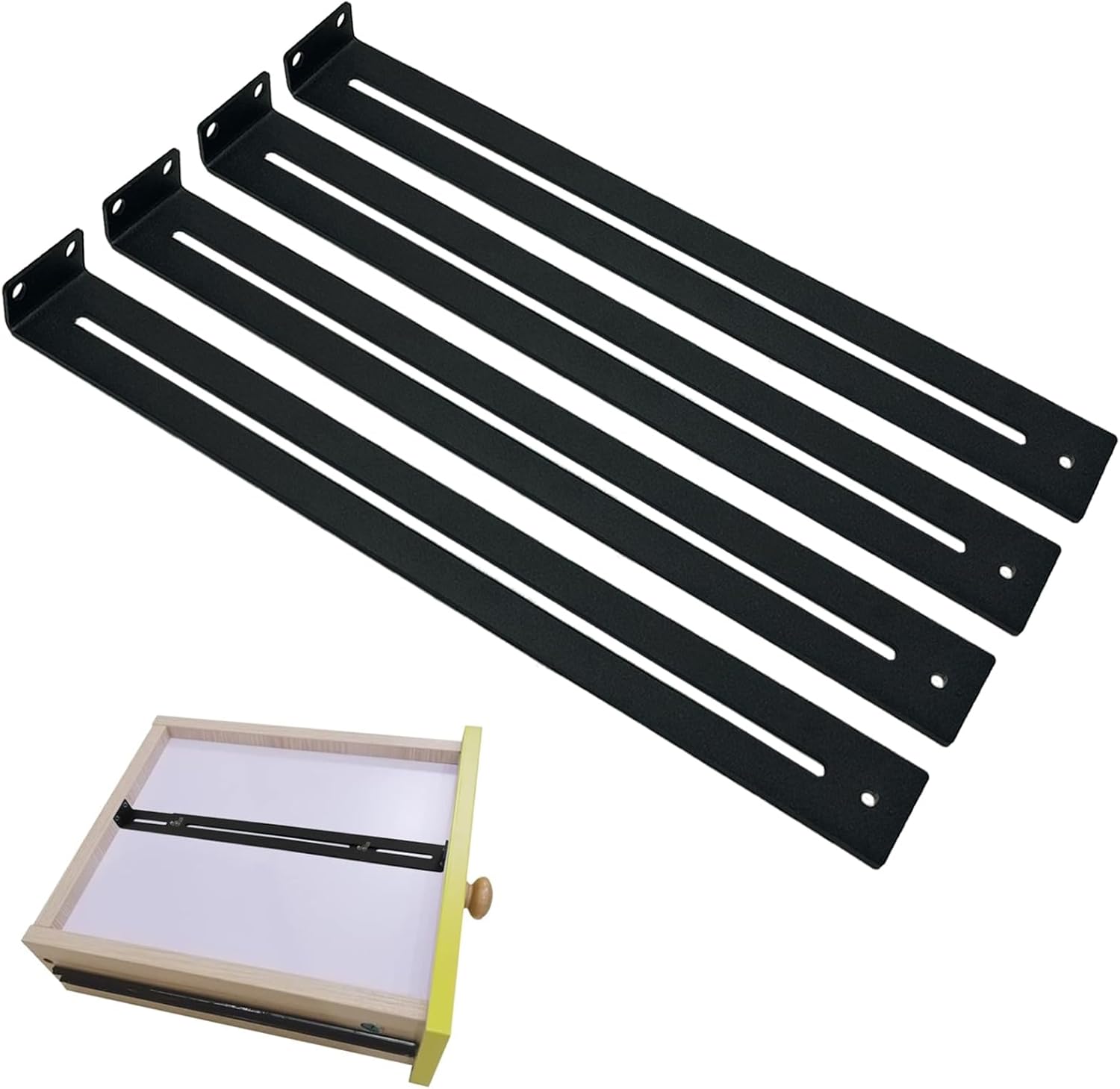 Wdwlbsm Drawer Repair Kit, Furniture Repair Accessories Brackets Middle ...