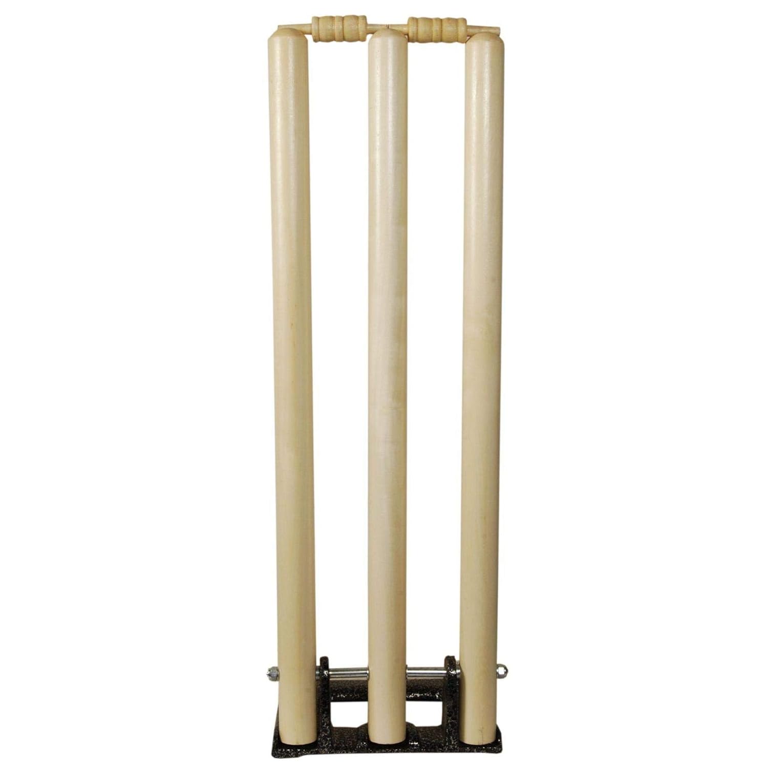 SanR Cricket Wooden Spring Back Stump Set, Wooden Wicket Set, Cricket ...