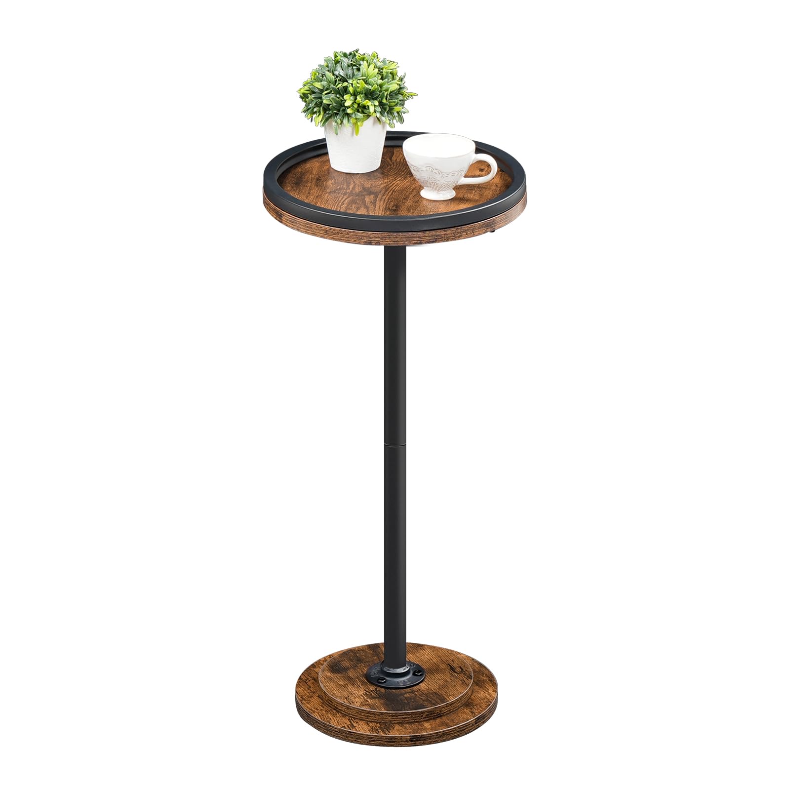 Amazon.com: HOOBRO Small Side Table, Drink Table, Round Coffee End ...