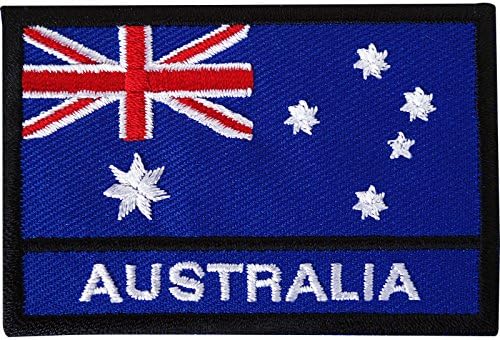 Australia Flag Embroidered Patch Australian Iron On Sew On National ...