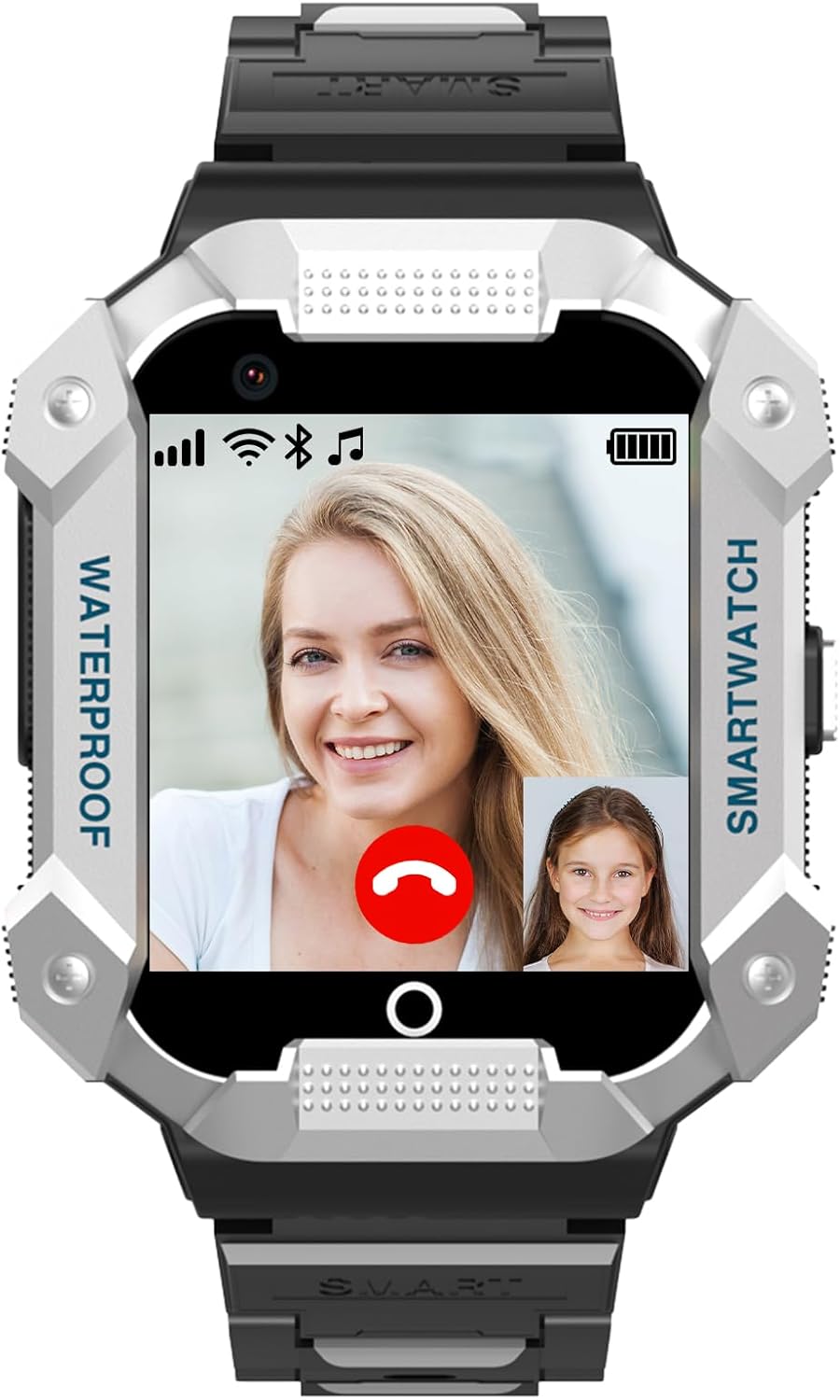 Amazon.com: PTHTECHUS Kids Smart Watch with SIM Card, Kids GPS Watch ...