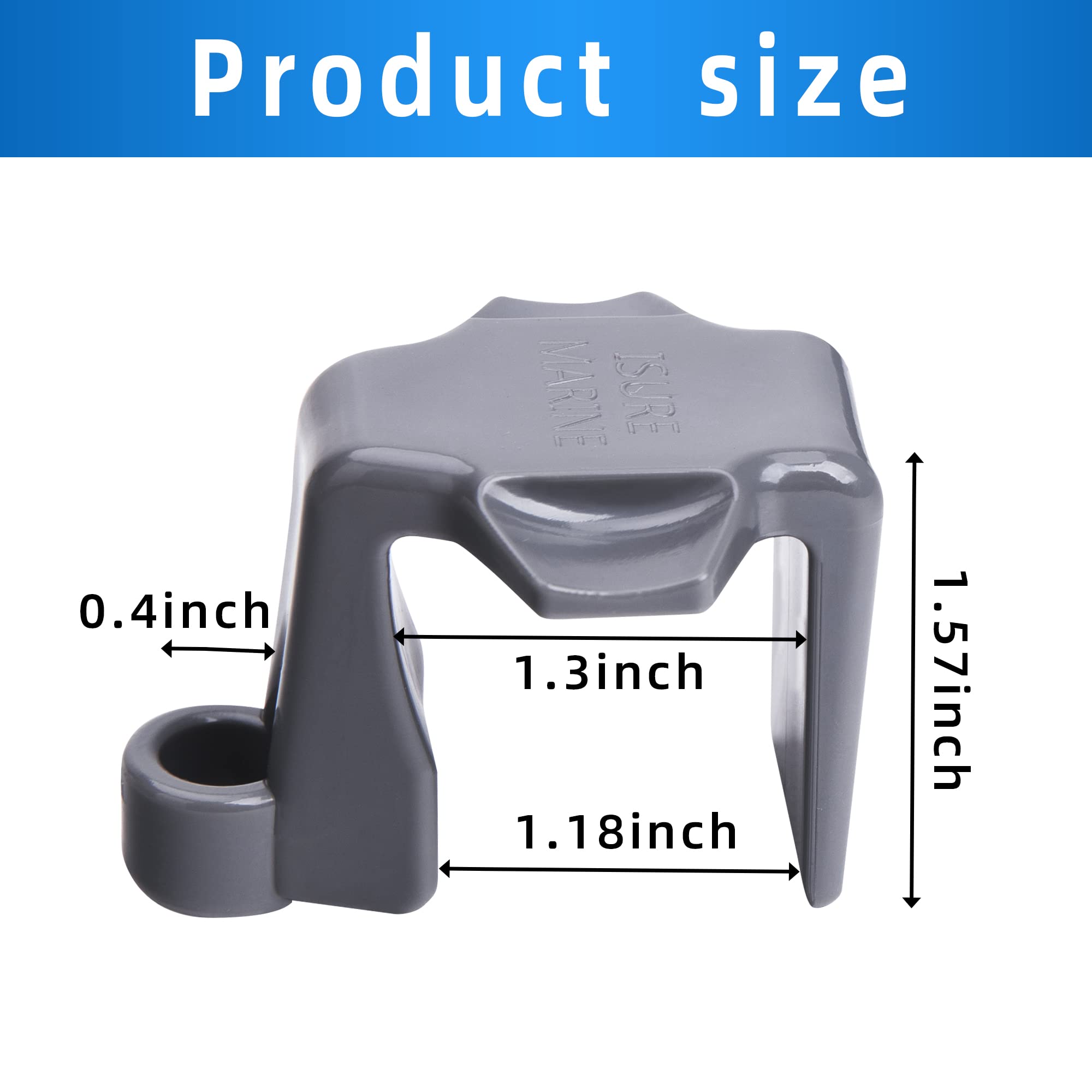 Snapklik.com : 4 PCS Pontoon Boat Fender Clips -Boat Bumper Clips ...