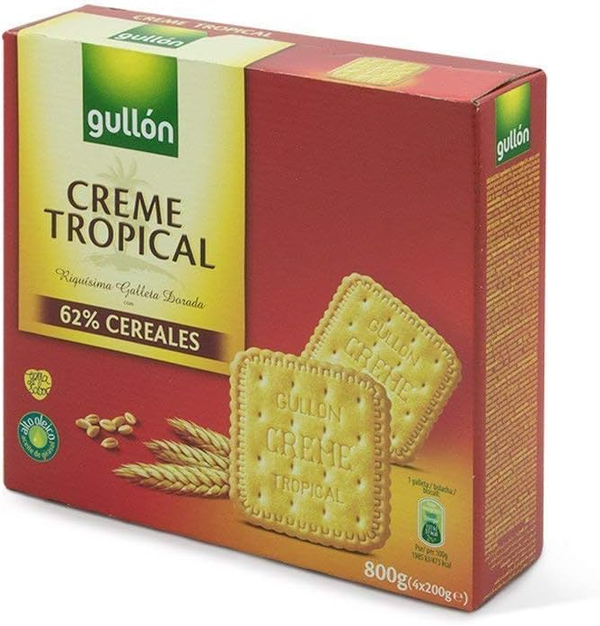 Gullón Creme Tropical Biscuits 800 gr. : Amazon.fr: Epicerie