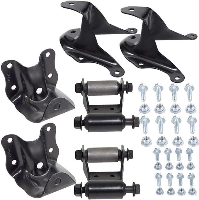 Amazon.com: iiLentes Rear Leaf Spring Rearward Shackle Hanger and ...