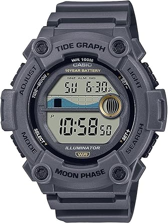 Amazon.com: Casio Tide Graph Moon Phase Men's Sports Watch w ...