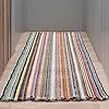 Amazon.com: Kadtas Woven Multicolor Cotton Rag Rug,Reversible Entryway ...