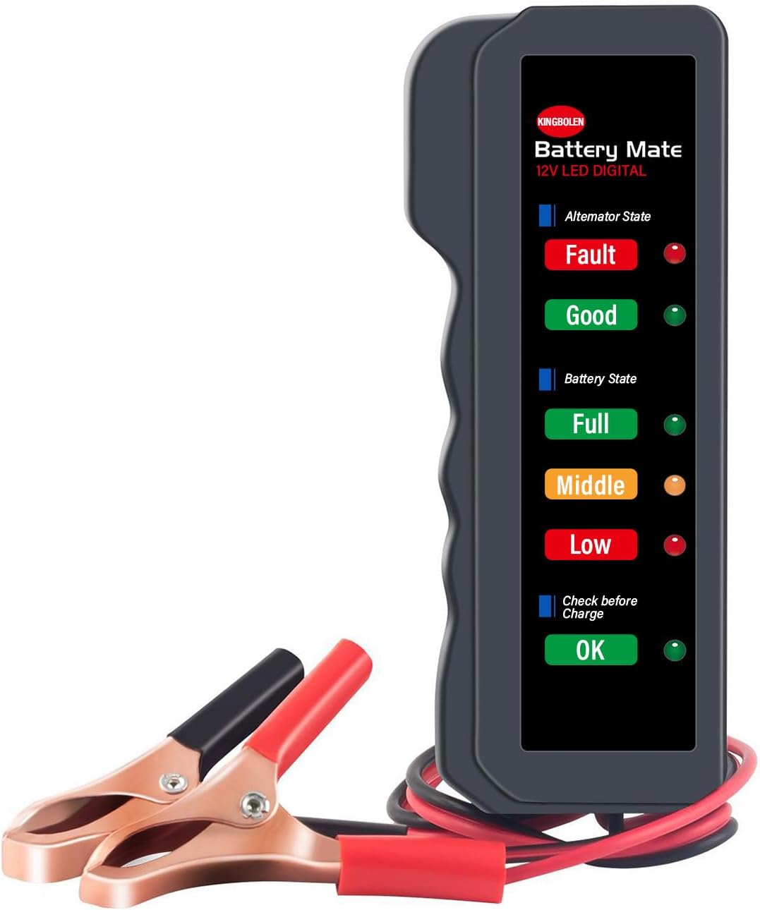 Amazon.com: Suvnie 12V Car Battery Tester, Automotive Digital Battery ...