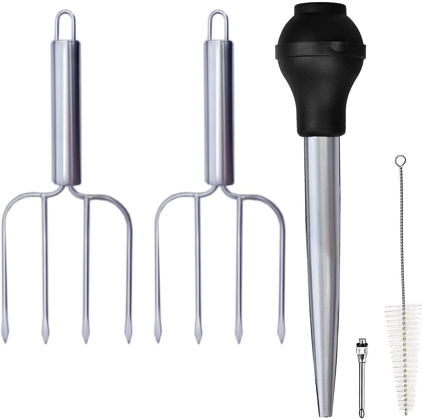 Tala 10A11385 Stainless Steel Meat Lifting Forks, 2 Piece Set, 31 x 15. ...