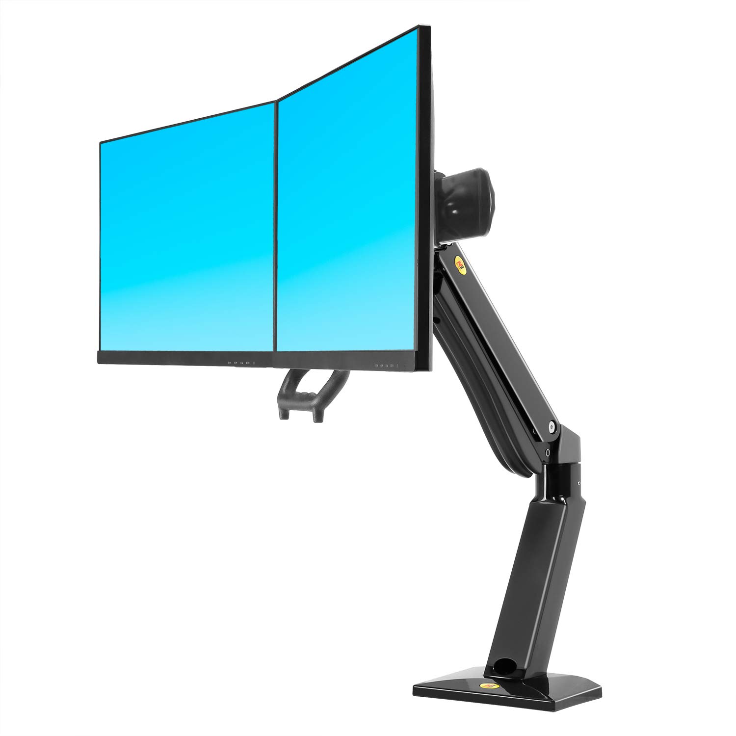 Buy NB North Bayou Ergonomics Interactive Dual Desk Monitor Fits 24"-32 ...