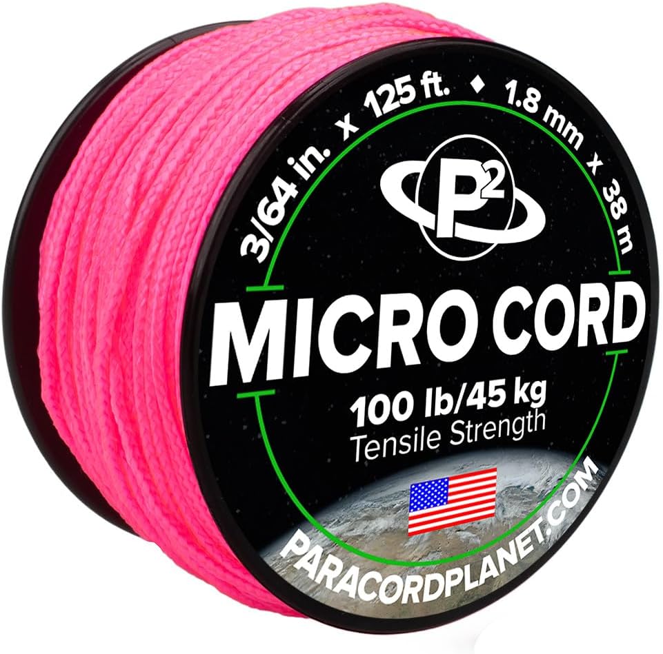 Amazon.com: Paracord Planet Micro Paracord – Thin Braided Cord for ...