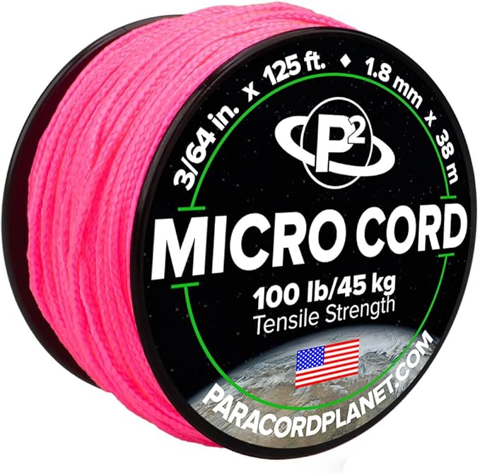 Amazon.com: Paracord Planet Micro Paracord – Thin Braided Cord for ...