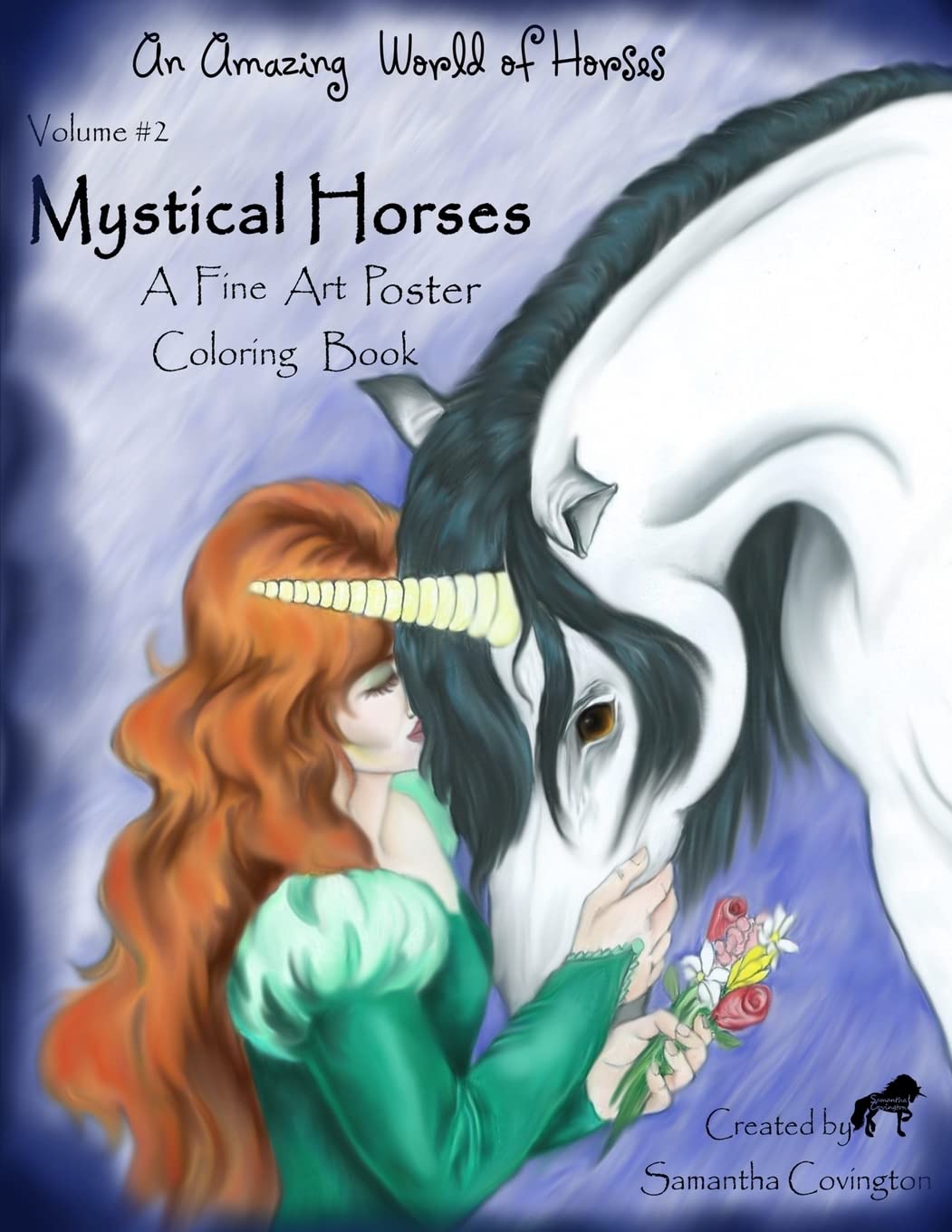 Amazon.com: Mystical Horses Vol. #2 Poster: Poster Coloring Book ...