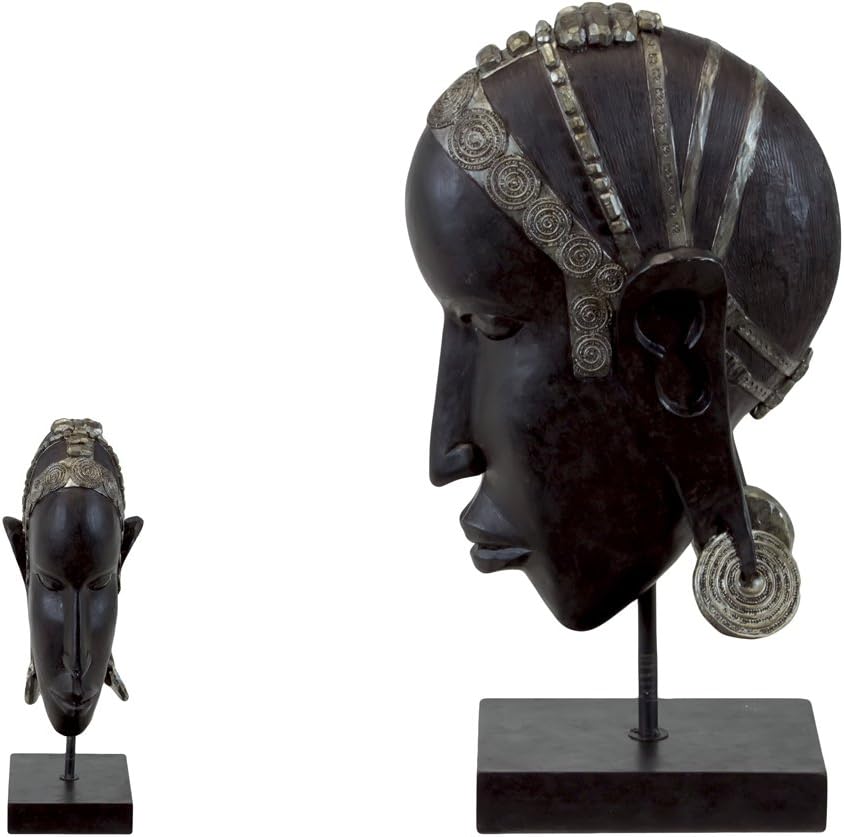 Amazon.com: Urban Trends Collection UTC70467 Resin Lady Head Sculpture ...