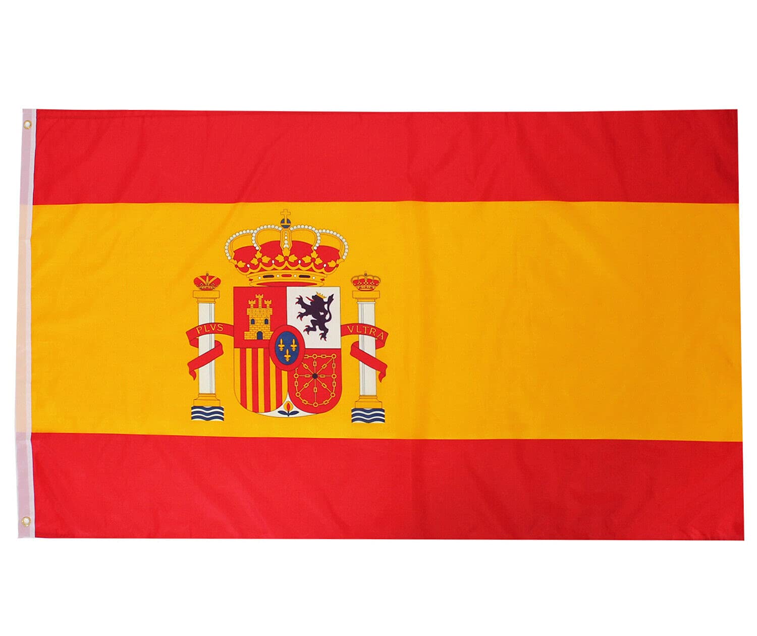 Spain Flag - 5ft x 3ft Spanish Flag with Eyelets - Sporting Event ...