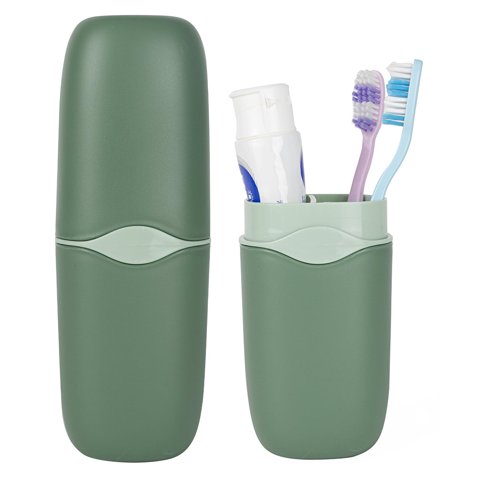 Amazon.com: Travel Toothbrush Holder Detachable Toothbrush Cover ...