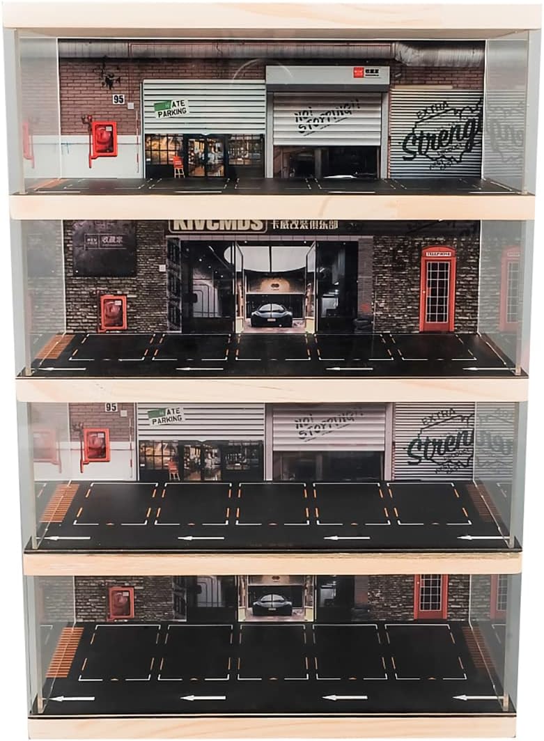 Amazon.com: Large 1/24 Scale Diecast Model 16 Cars Display Case Cabinet ...