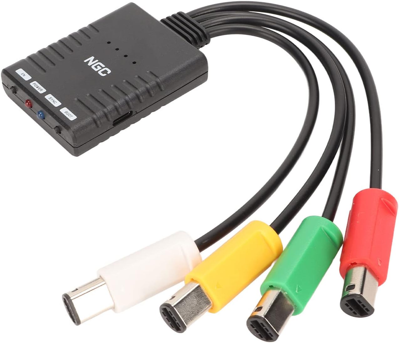 for GC Controller Adapter, Controller Adapter for Gamecube with 4 Plug ...