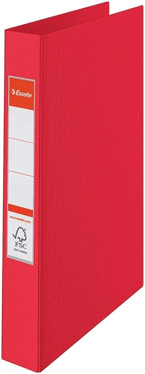 Ringbinder A4 4rings 35mm red : Amazon.es: Oficina y papelería