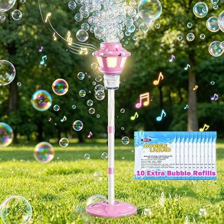 Amazon.com: Bubble Machine for Kids Toddlers - Rechargeable Automatic ...