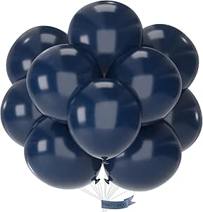 Amazon.com: PartyWoo Navy Blue Balloons 20 pcs 18 Inch Large Big Jumbo Giant Matte Dark Blue ...