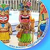 Amazon.com: Darware Tiki Queen Solar Garden Statue, Solar-Powered ...