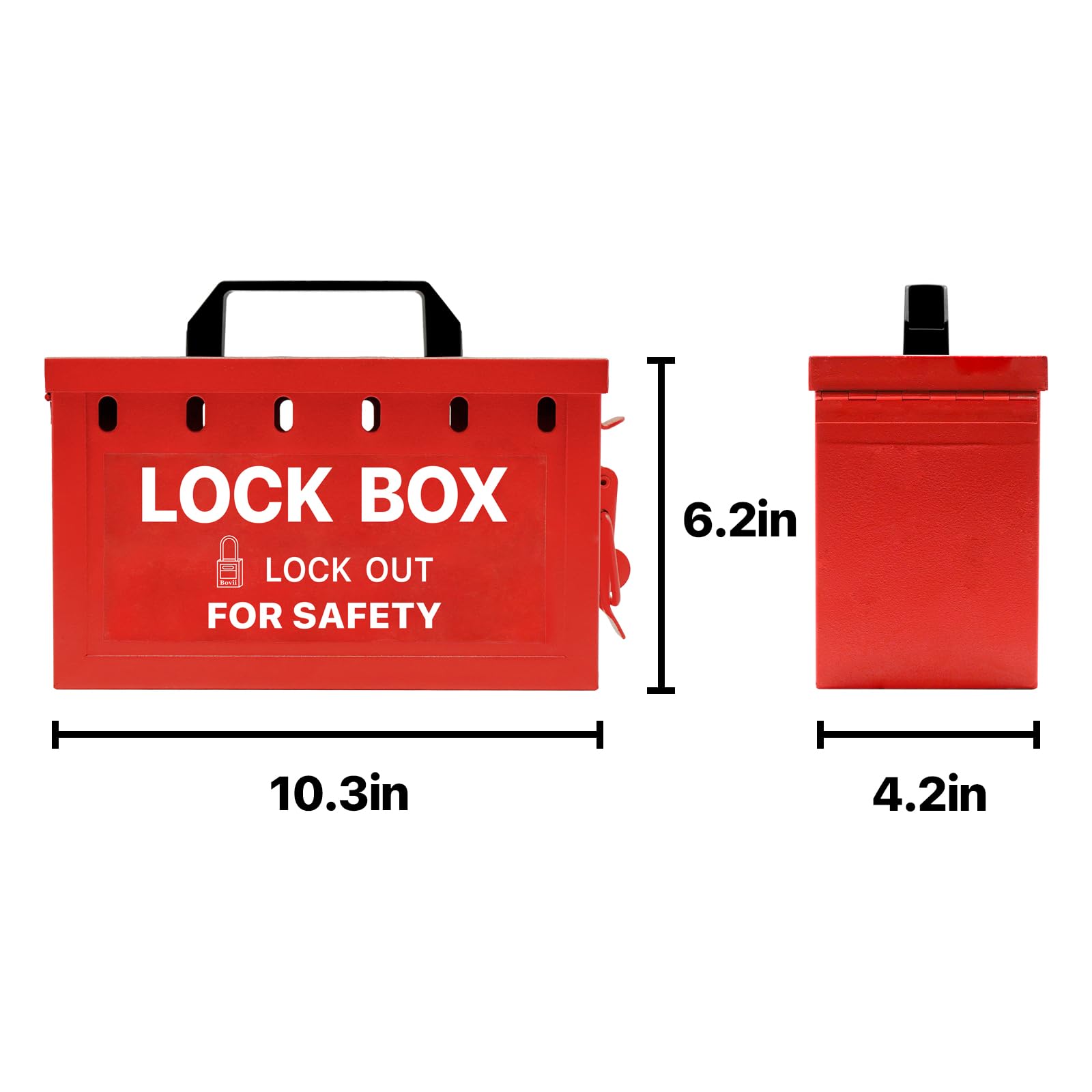 Boviisky Lockout Tagout Group Lock Box, Loto Group Lock Box, Group ...