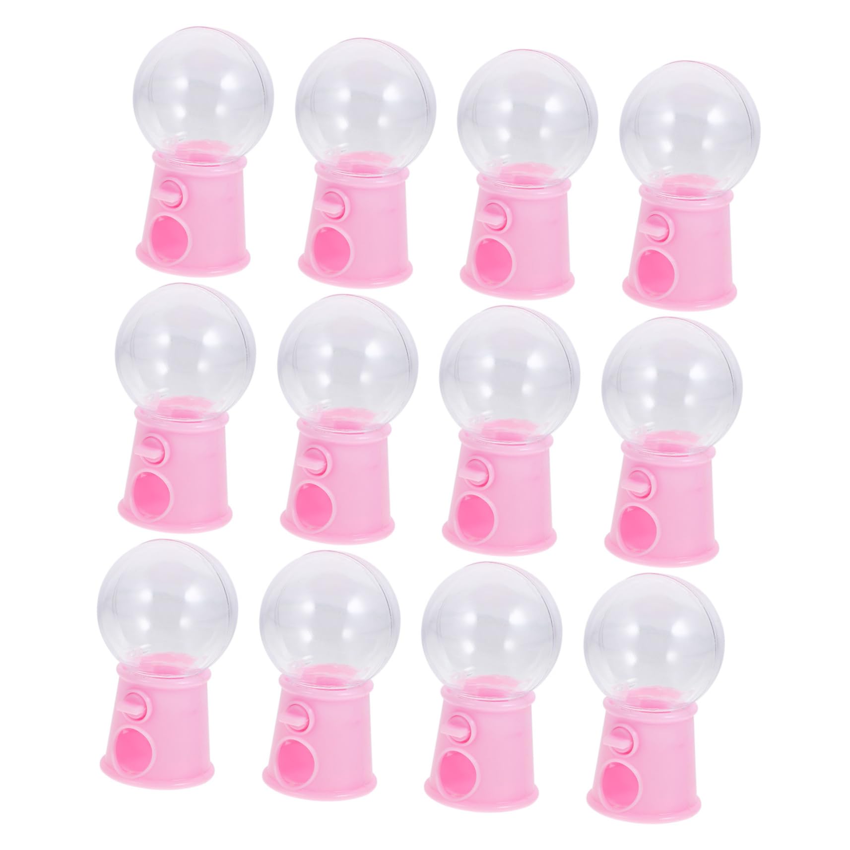 Gumball Machine Mini Candy Dispenser: 12Pcs Bubble Gum Dispenser ...
